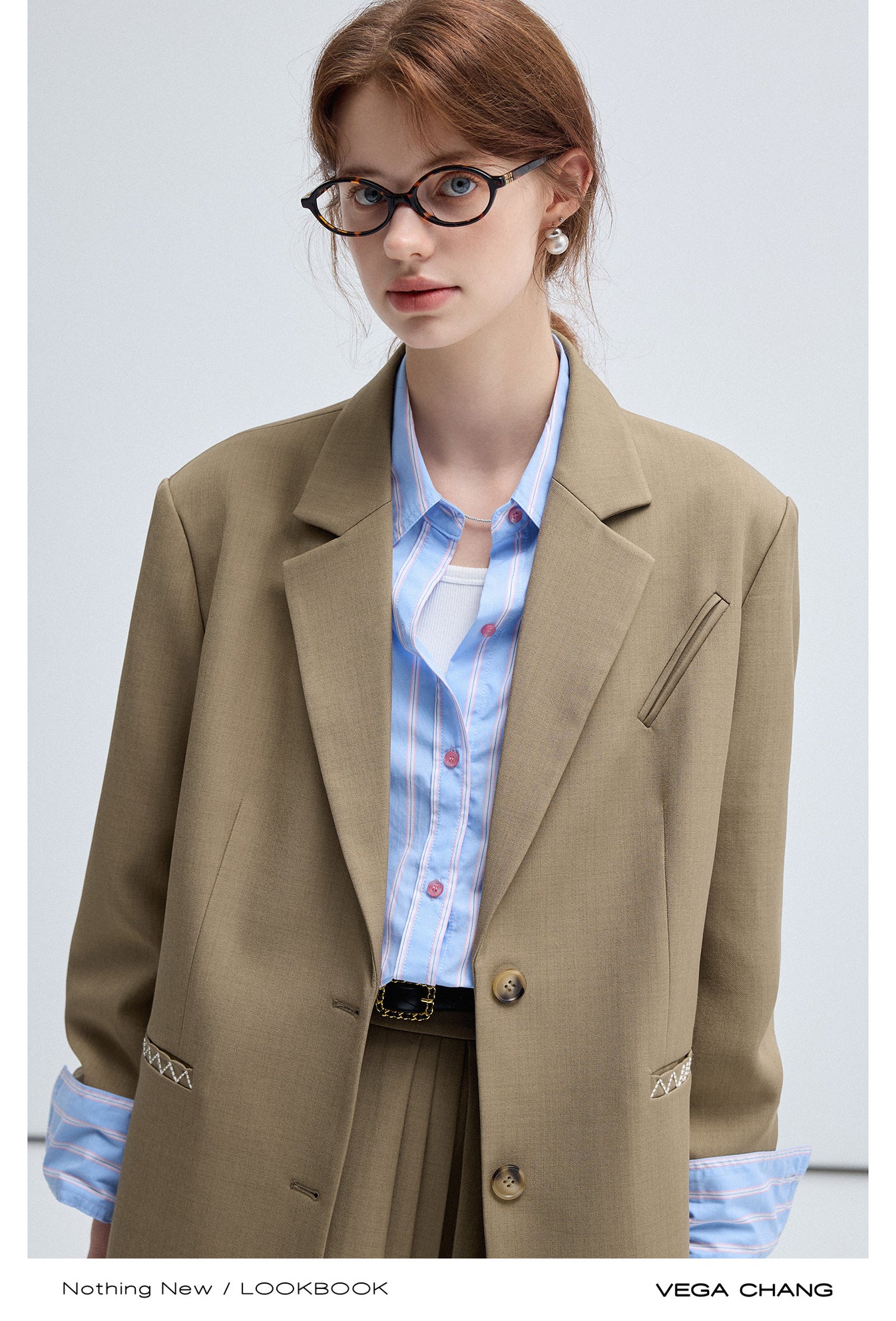 Classic Modern Blazer With Diagonal Chest Pocket – MILL MINORITY